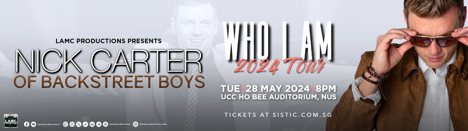 Nick Carter of Backstreet Boys | SAFRA