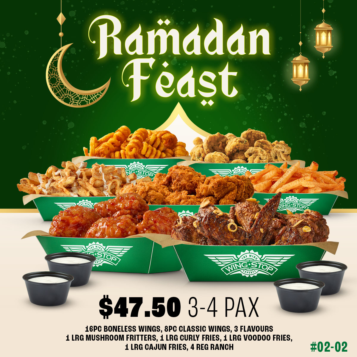 Wingstop | SAFRA Punggol | Ramadan Feast